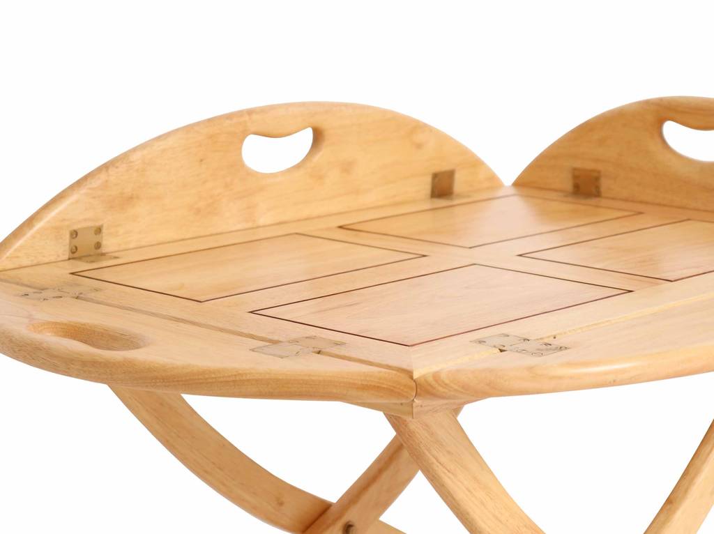 Table basse Bateau avec des pieds cintrés couleur naturelle